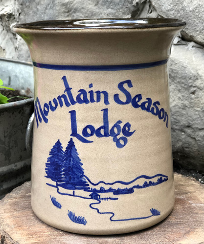 Kitchen Crock with antique brown interior | Molly’s Haberdashery