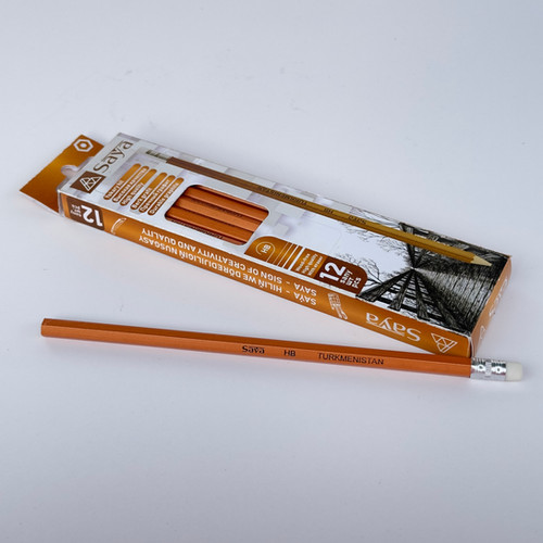Octagon graphite Pencil with eraser | Saya stationeries