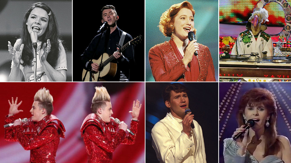 The Irish Eurovision entries that have appeared on the Irish Singles Chart