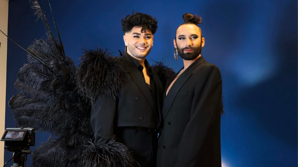 Sheldon Riley performs at Eurovision concert Het Grote ...