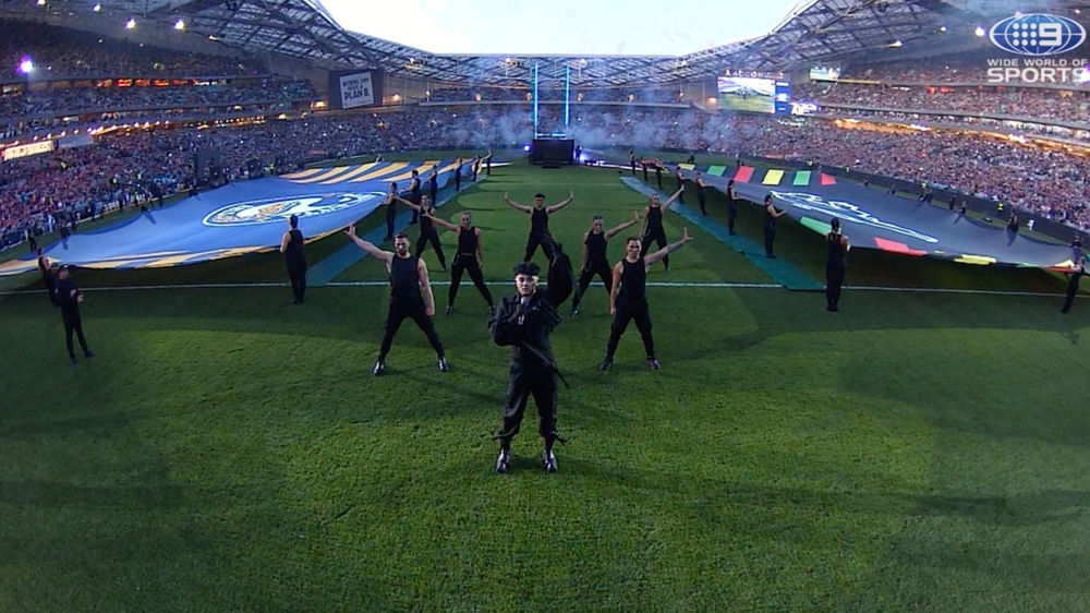 Sheldon Riley brings Eurovision style to the NRL Grand Final