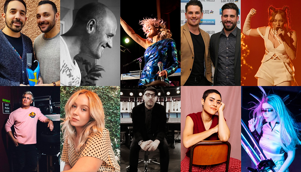 Songwriters that have written multiple songs for Australia at Eurovision