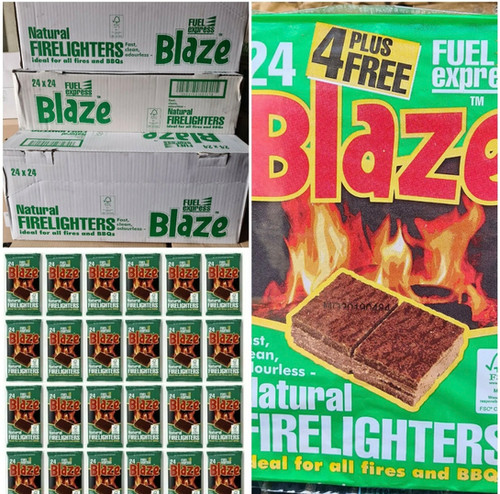 FIRE LIGHTERS 24 packs natural quickfire firelighters box(24×24 ...