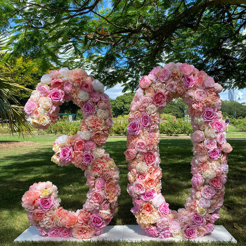 Floral Numbers | LUXE Designs &Events
