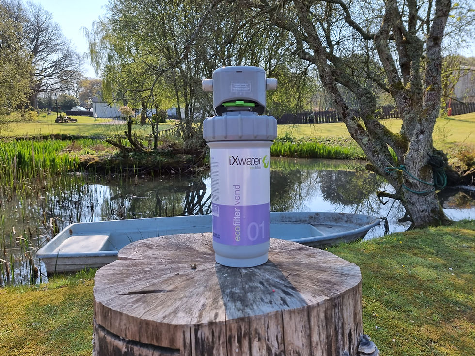 The first truly eco-friendly water filter.