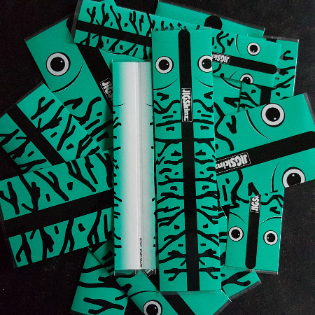 Green GLOW Mackerel 8-pack | JigSkinz