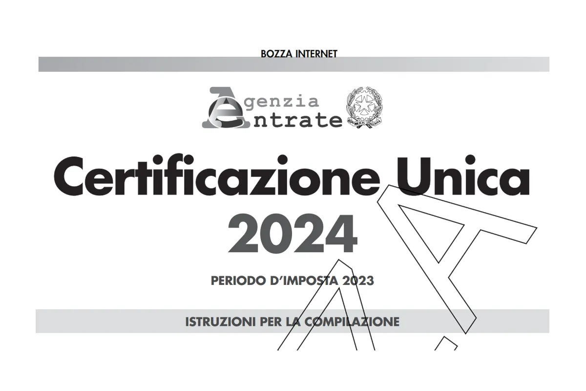 Certificazione Unica Model 2024 - News and Deadlines