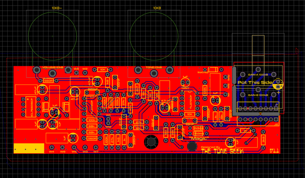 Improving the Klon Centaur Circuit Board | The "BFK"