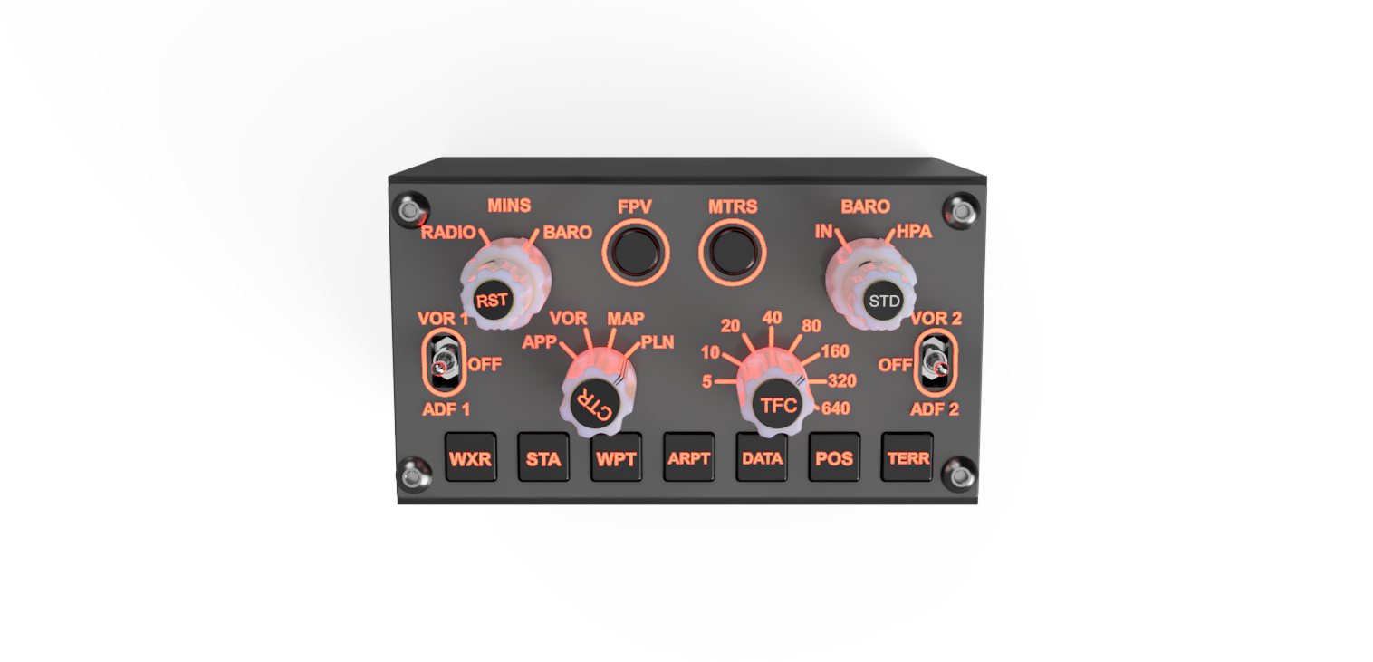 Boeing 737 3d Printed EFIS V6