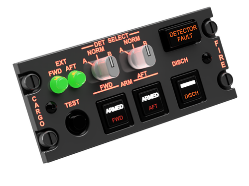 737 Cargo Fire Panel | 737DIYSIM