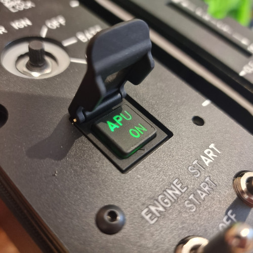 AH64 Apache APU Korry Indicator & Switch | 737DIYSIM