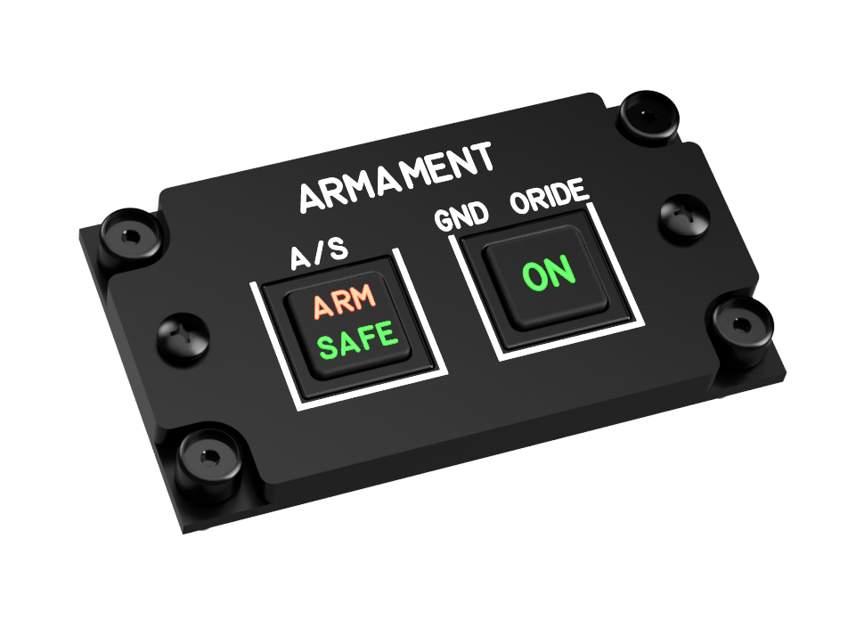 Heli AH-64 Armament Panel