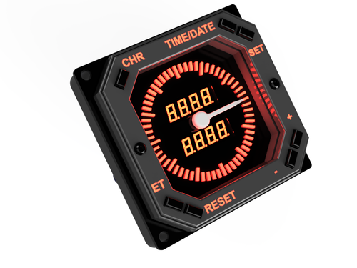 737 Clock/Chrono CAD & STL | 737DIYSIM