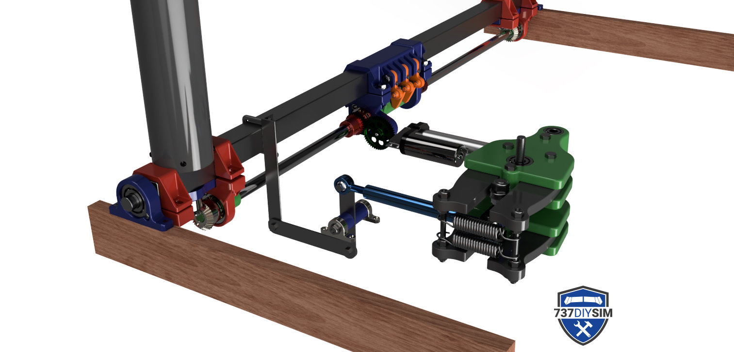 Boeing 737 Dual Control Column Pitch Lane
