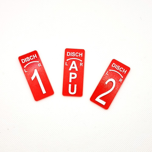 Boeing 737 Fire Handle Lens | 737DIYSIM