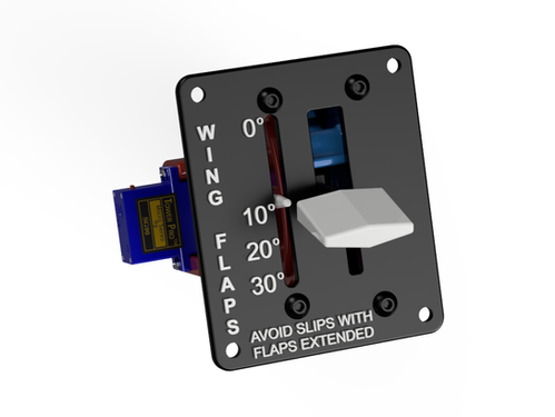 C172 Flaps Lever CAD | 737DIYSIM