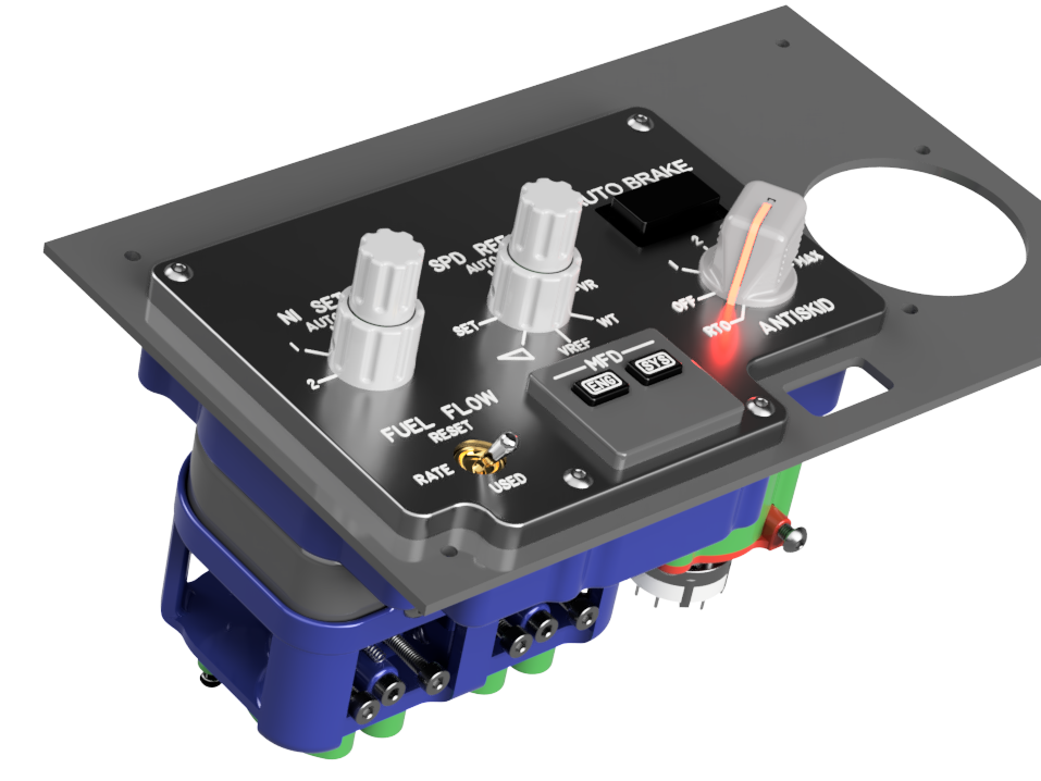 737SS AutoBrake Panel