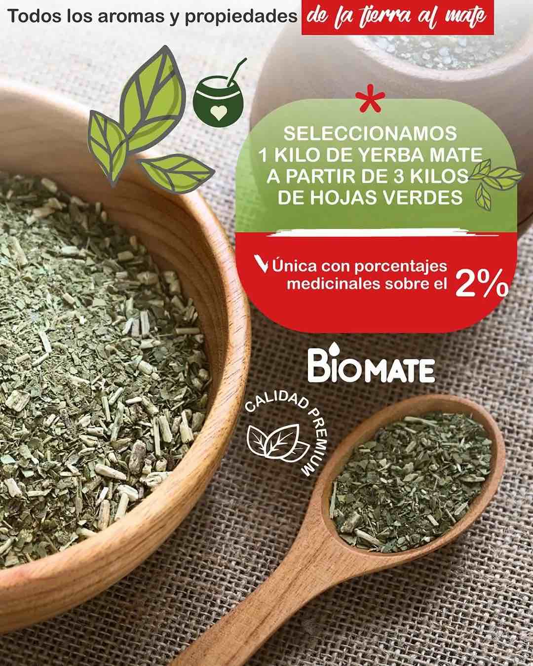 CBD URUGUAY | YERBA BIOMATE CON CANNABIS CBD 2% - 1 KG