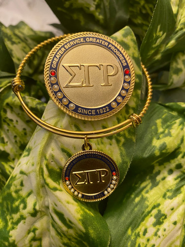 SGRho Executive Set (pin and bracelet) | ilovegreekstuff
