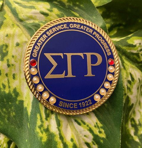 SGRho Royal Executive Lapel Pin | ilovegreekstuff