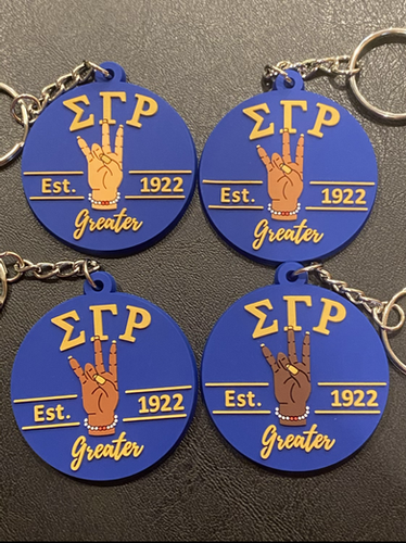 SGRho Royal Greater Keychain | ilovegreekstuff