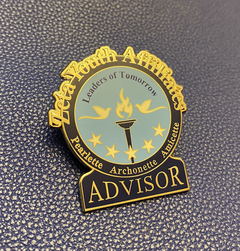 Zeta Youth Affiliates Advisor Lapel Pin | ilovegreekstuff