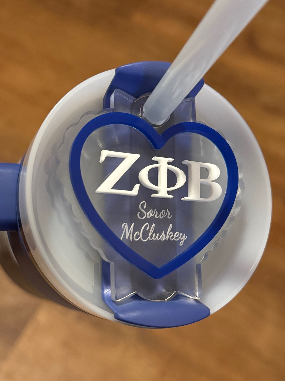 PREORDER: Zeta Heart Stanley Topper | ilovegreekstuff