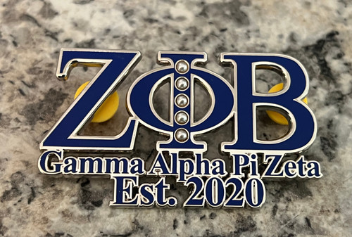 Gamma Alpha Pi Zeta/Est. 2020 Lapel Pin | ilovegreekstuff