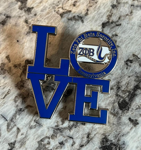 Zeta Pennsylvania LOVE lapel pin | ilovegreekstuff