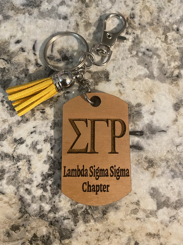 SGRho Chapter Keychain | ilovegreekstuff