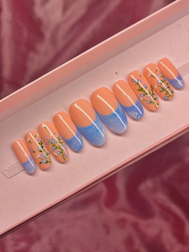 Sonia Long Almond Press Ons | Artemis Cosmeticos