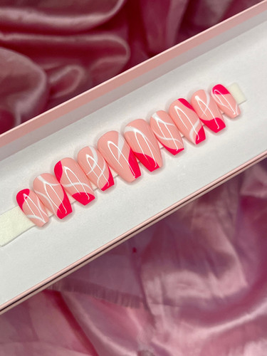 Lorena Medium Coffin Press Ons Made To Order Artemis Cosmeticos