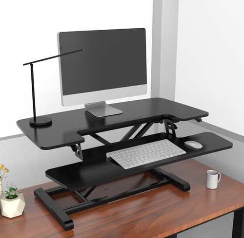 ORNATE SERIES SIT AND STAND WORKSTATION HEIGHT ADJUSTABLE DESK TABLE ...