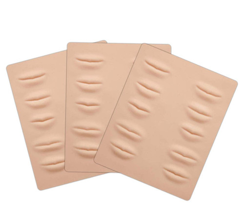 PMU PRACTICE FAKE SKIN PAD - PERMANENT MAKEUP SKINS | Globelle PMU ...