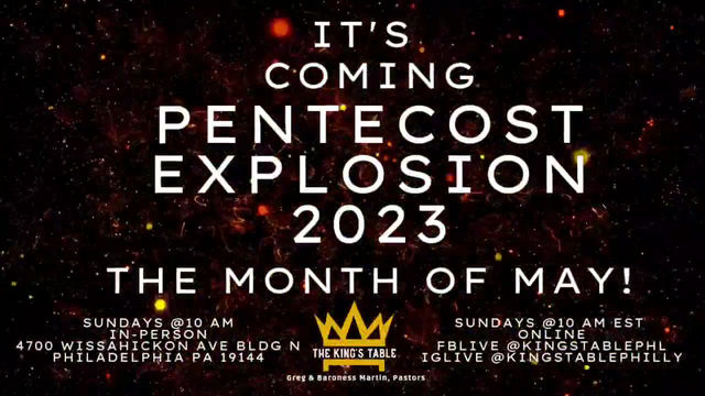 IT'S COMING... PENTECOST EXPLOSION MAY 2023