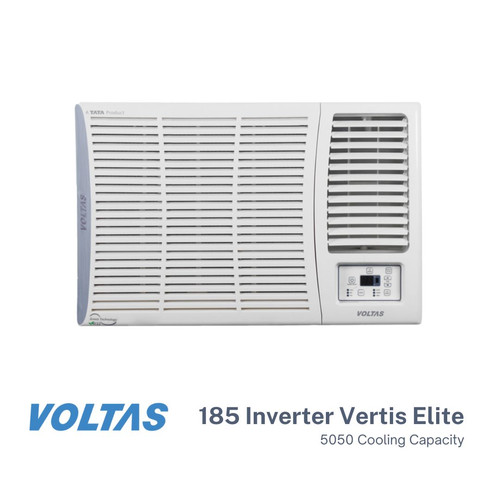 Voltas Window AC 185 Vertis Elite Inverter 1.5 Tr 5 Star | Rama Shoppee ...