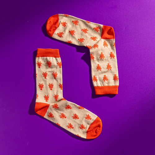 Our "Lazy Lobster" socks | Persona