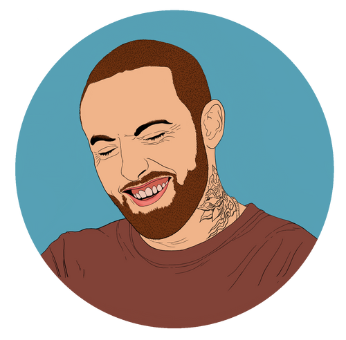 Mac Miller Sticker | Chrysalis.IR