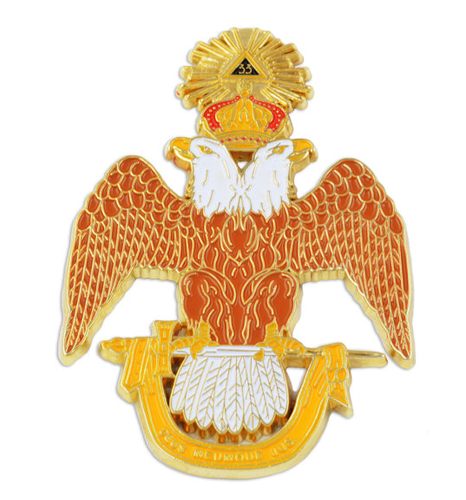 33RD DEGREE SCOTTISH RITE CAR AUTO EMBLEM | Noble Regalia Co.