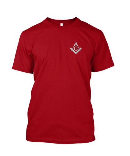 RED MASONIC T-SHIRT | Noble Regalia Co.