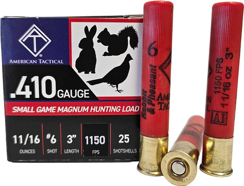 ATI Magnum Hunting Load 410ga 3" #6 Shot 25rds ATIAC41036 | Allsport ...