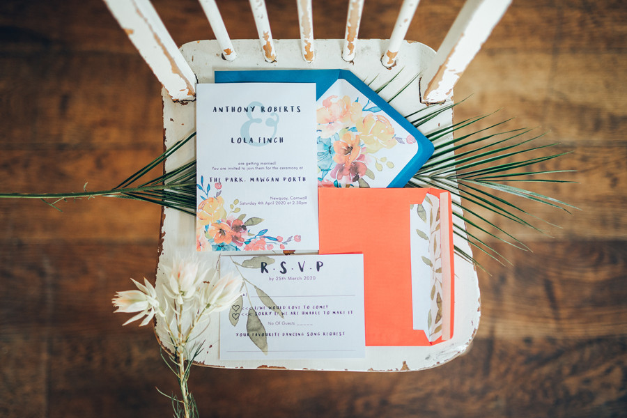 BESPOKE EVENT STATIONERY | Cornwall UK | Rocha Designs