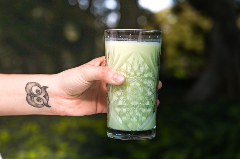 Recipe: Pandan Soy Milk