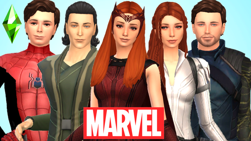 Sims 4 Marvel cc I have found