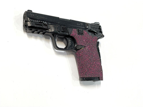 Red Glitter Sandpaper Gun Grip Enhancement Kit | HANDLE HER GRIPS
