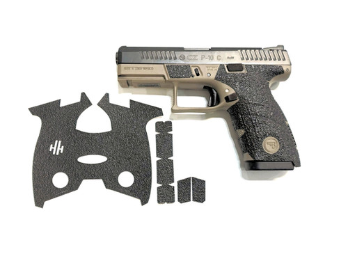 CZ P10 C Gun Grip Enhancement Gun Parts Kit | HANDLEITGRIPS