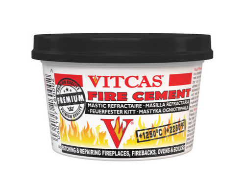 Vitcas Fire Cement 2kg (Black) | Hamco Heating Limited