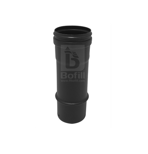 Pellet Pipe 250mm Matt Black c/w Gasket | Hamco Heating Limited