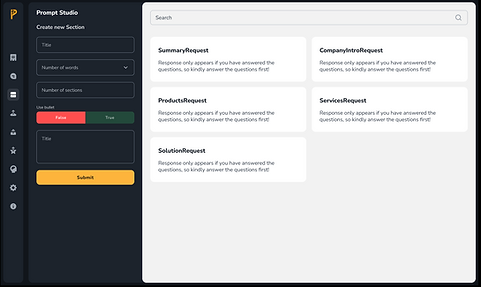 Pentimenti.ai | Tender Management & Sales Assistant