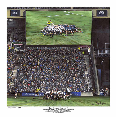 Big Screen Scrum | Rugby Artworks